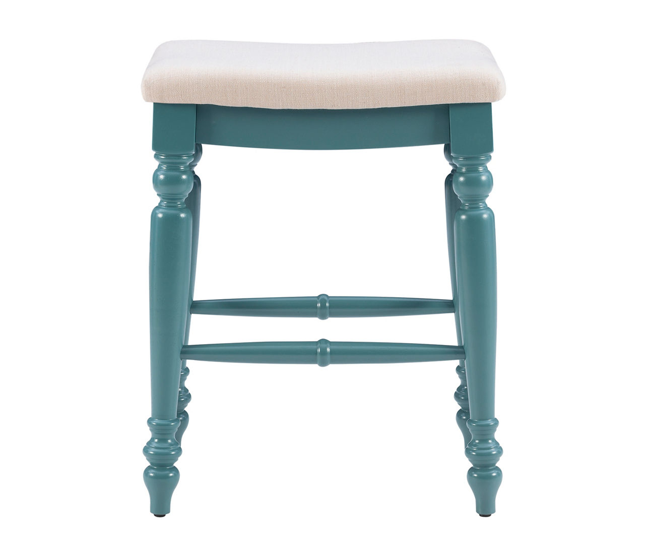 Bristol Antique Blue & White Backless Counter Stool | Big Lots