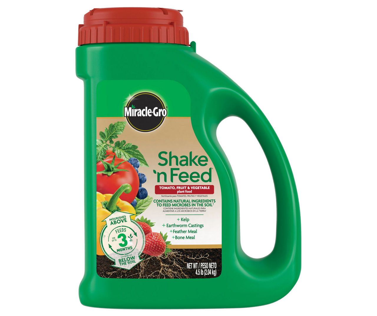 Miracle-Gro Shake 'N Feed Tomato, Fruit & Vegetable Plant Food, 4.5 Lbs ...