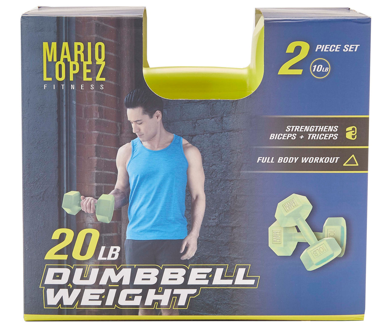 Mario Lopez Fitness Dumbbell, 2-Pack | Big Lots