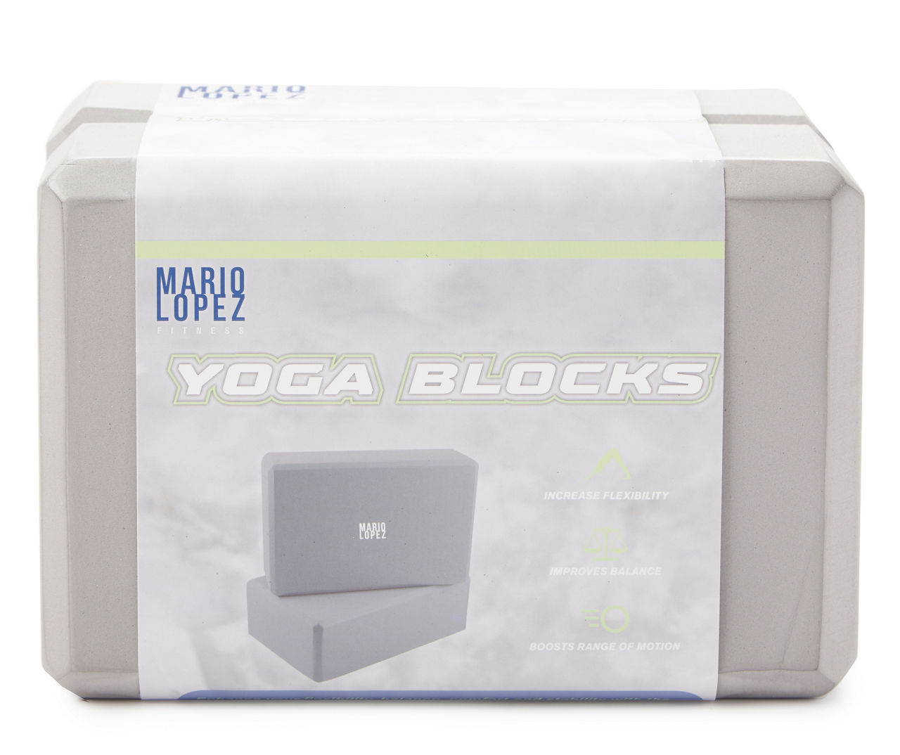 Mario Lopez Fitness Gray Yoga Block, 2-Pack | Big Lots