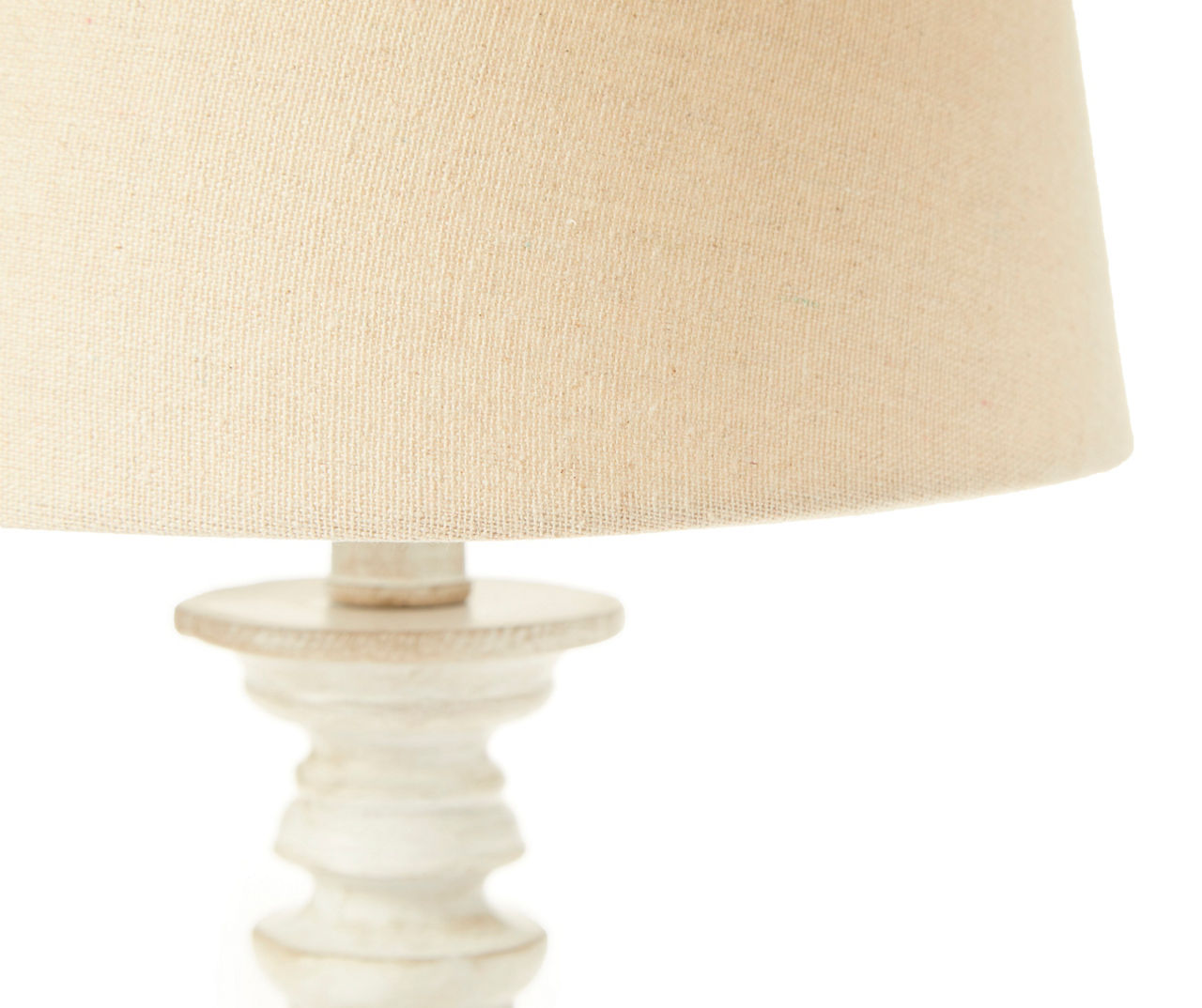 Real Living Ivory Spindle Table Lamp | Big Lots