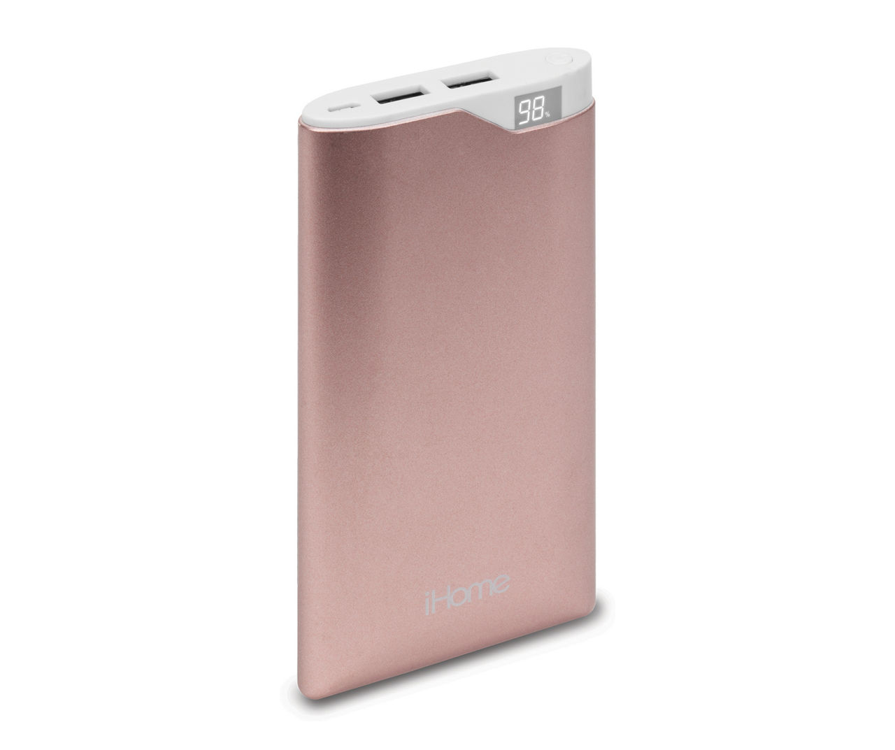 iHome Slim Charge Rose Gold 10,000 mAh 2-USB Power Bank | Big Lots