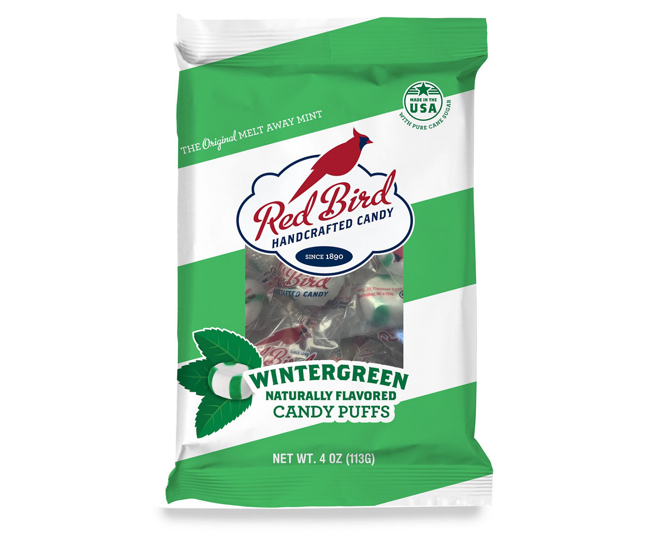 Red Bird Wintergreen Candy Puffs, 4 Oz. | Big Lots