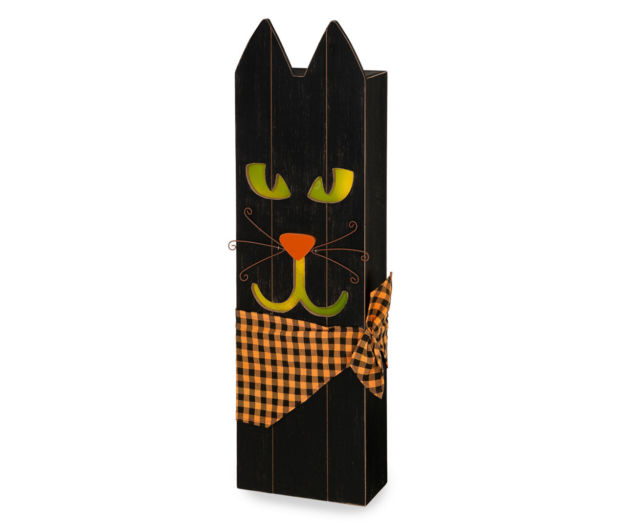 Glitzhome Black Cat Light Up Box Decor | Big Lots