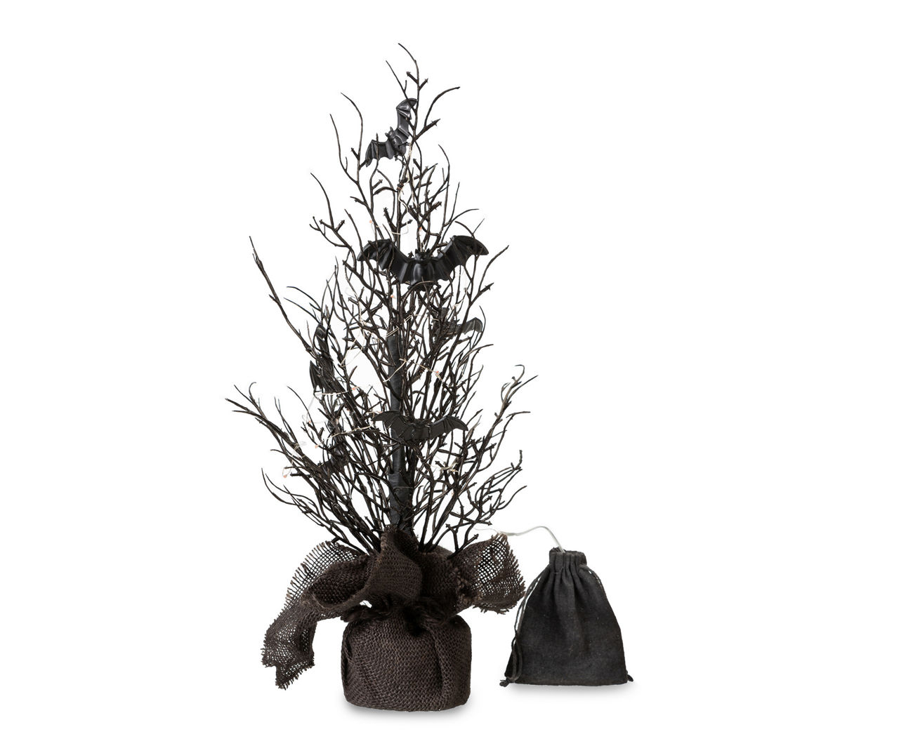 Glitzhome 20" LED Bats Mini Halloween Tabletop Tree | Big Lots