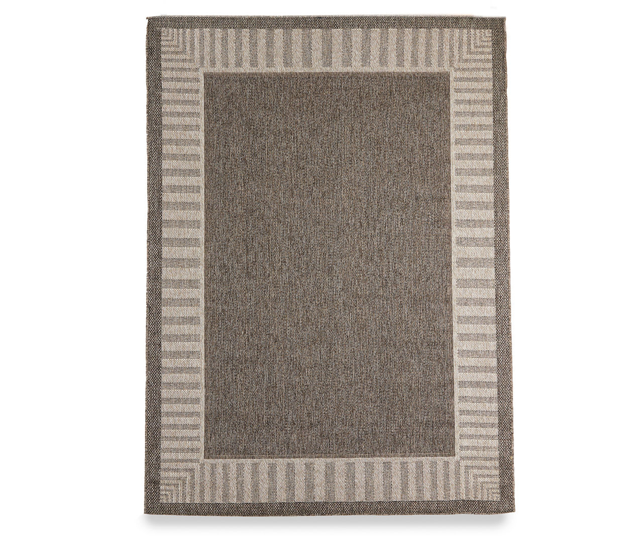 Broyhill Broyhill Autumn Cove Brown Stripe Border Indoor/Outdoor Area ...
