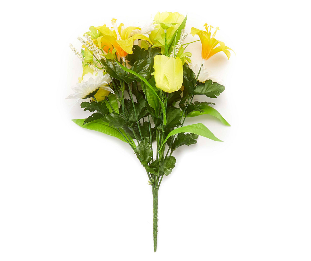 Yellow Tulip And Daisy Bouquet