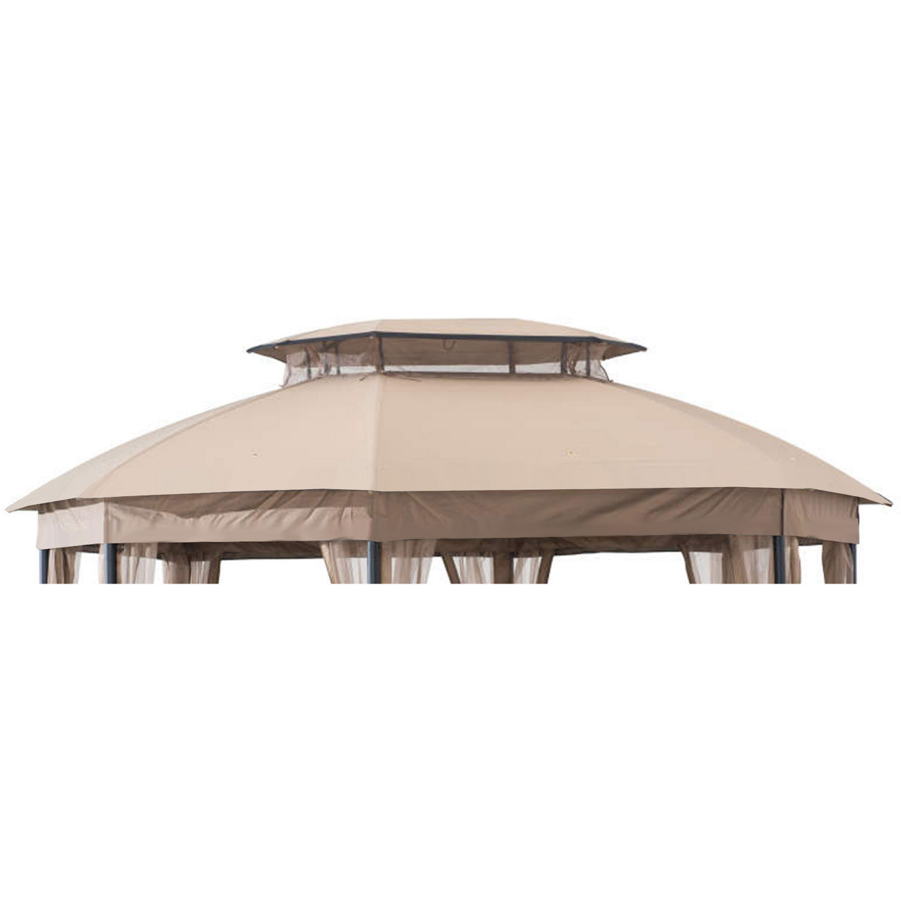 Garden Winds Jefferies Gazebo Beige Replacement Riplock Canopy | Big Lots