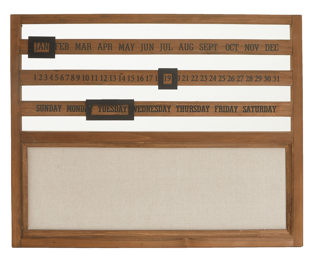 Broyhill Brown Sliding Rule Wall Calendar | Big Lots