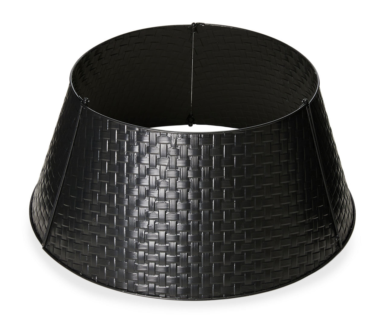 Glitzhome 26" Black Metal Woven Tree Collar | Big Lots
