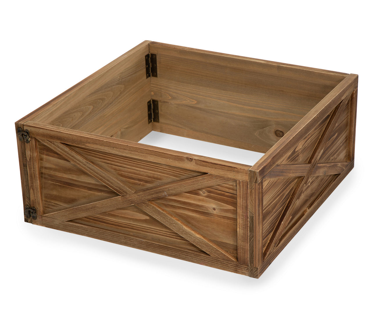 Glitzhome Natural Wooden Tree Collar | Big Lots