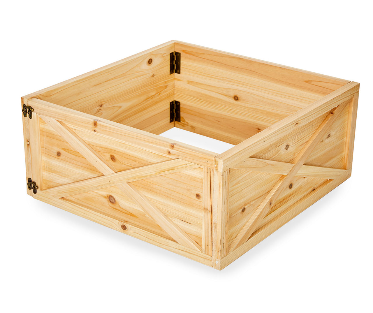 Glitzhome 26" Light Natural Wood Tree Box Collar | Big Lots