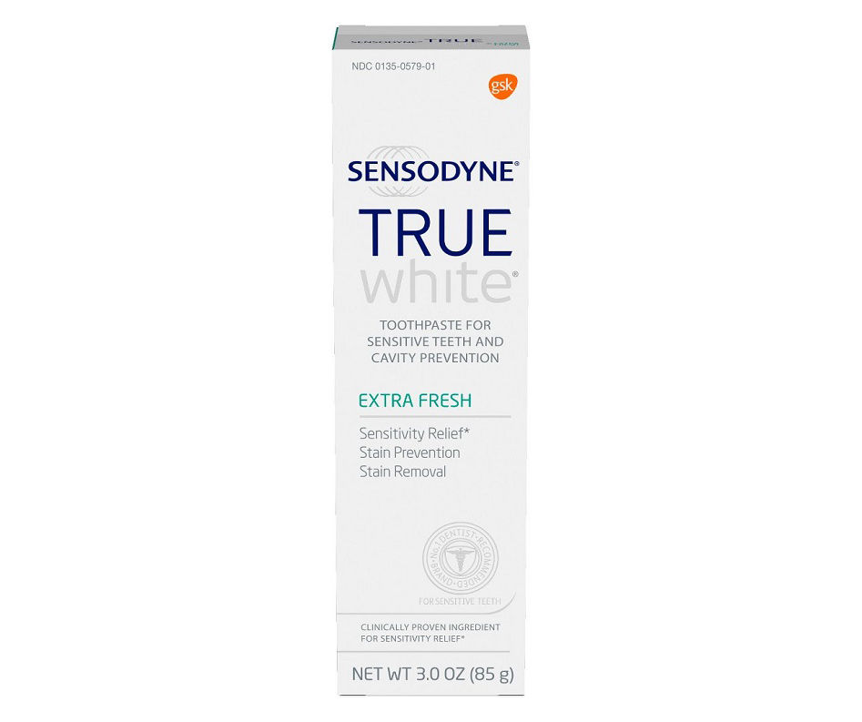 Sensodyne Sensodyne True White Sensitive Teeth Whitening Toothpaste ...