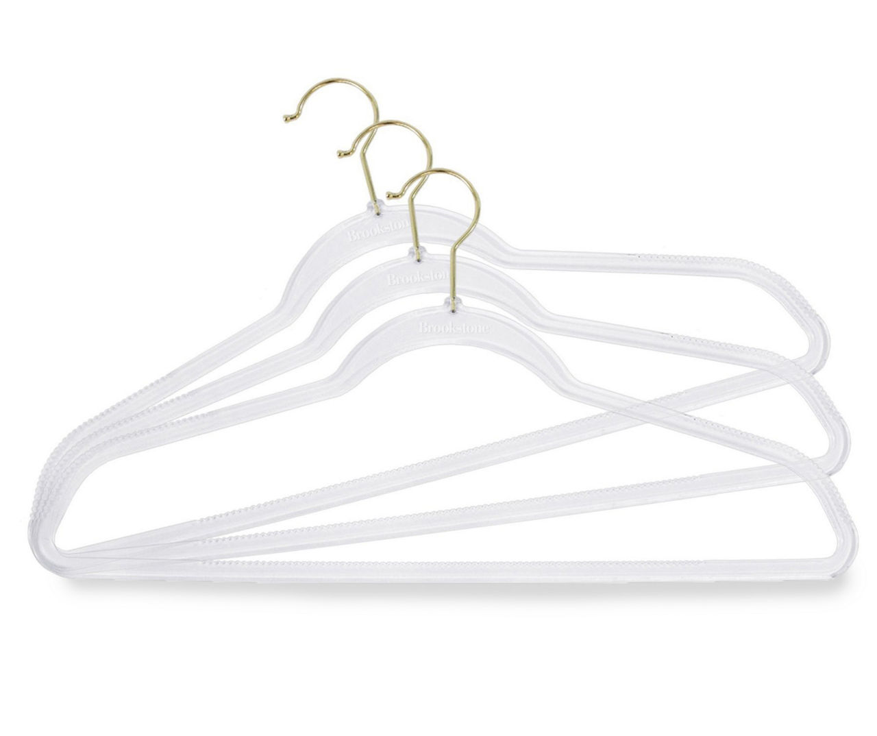 Brookstone Clear Copper-Hook Invisible Hanger, 10-Pack | Big Lots