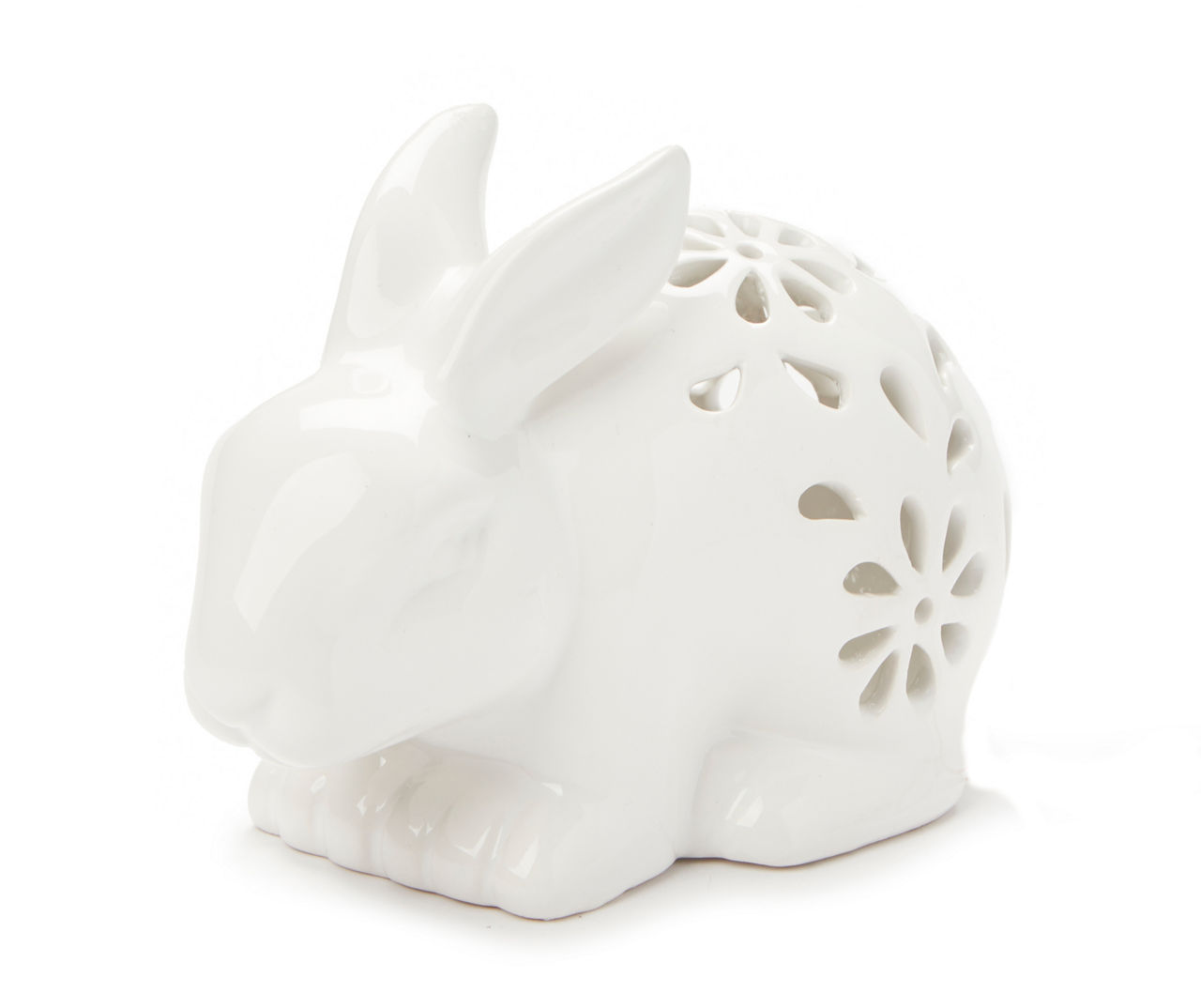 Lying Down Rabbit LED Ceramic Decor | Big Lots