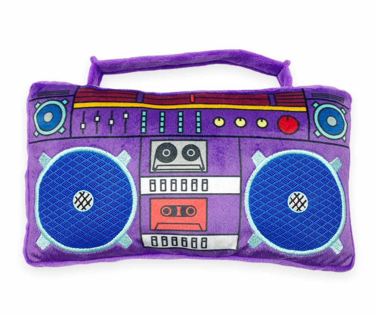 Purple Boom Box Plush Pet Toy | Big Lots