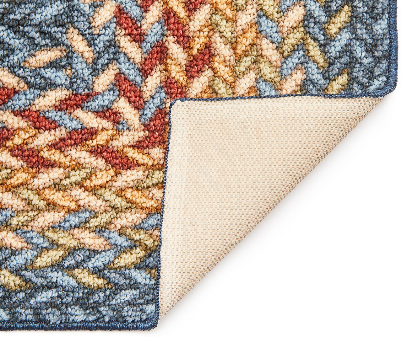 Broyhill Blue & Red Braided-Print Area Rug, (30" x 46") | Big Lots