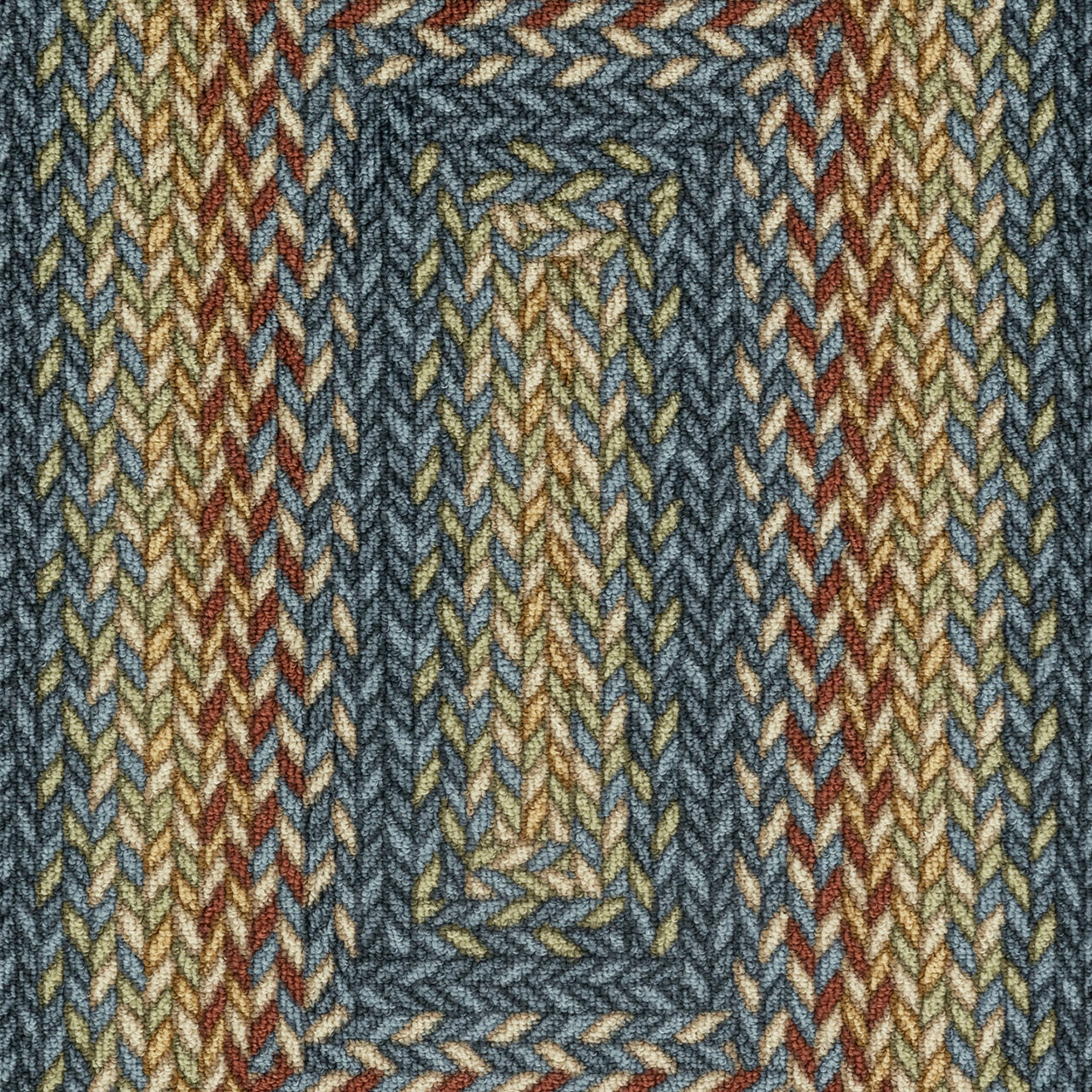 Broyhill Blue & Red Braided-Print Area Rug, (30" x 46") | Big Lots
