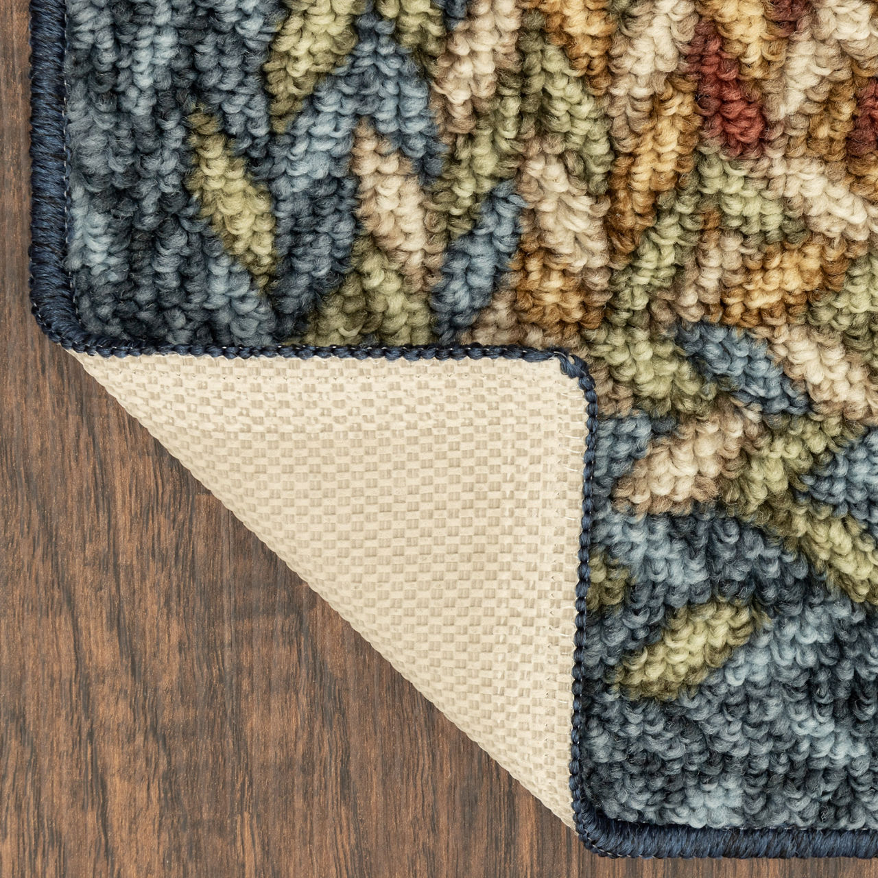 Broyhill Blue & Red Braided-Print Area Rug, (30" x 46") | Big Lots