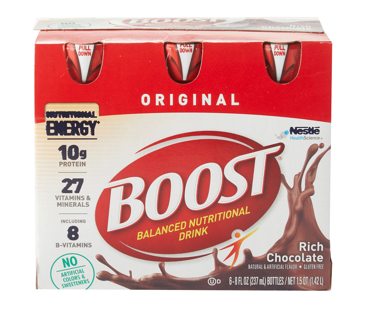 Boost Boost Original Rich Chocolate, 6-Pack | Big Lots