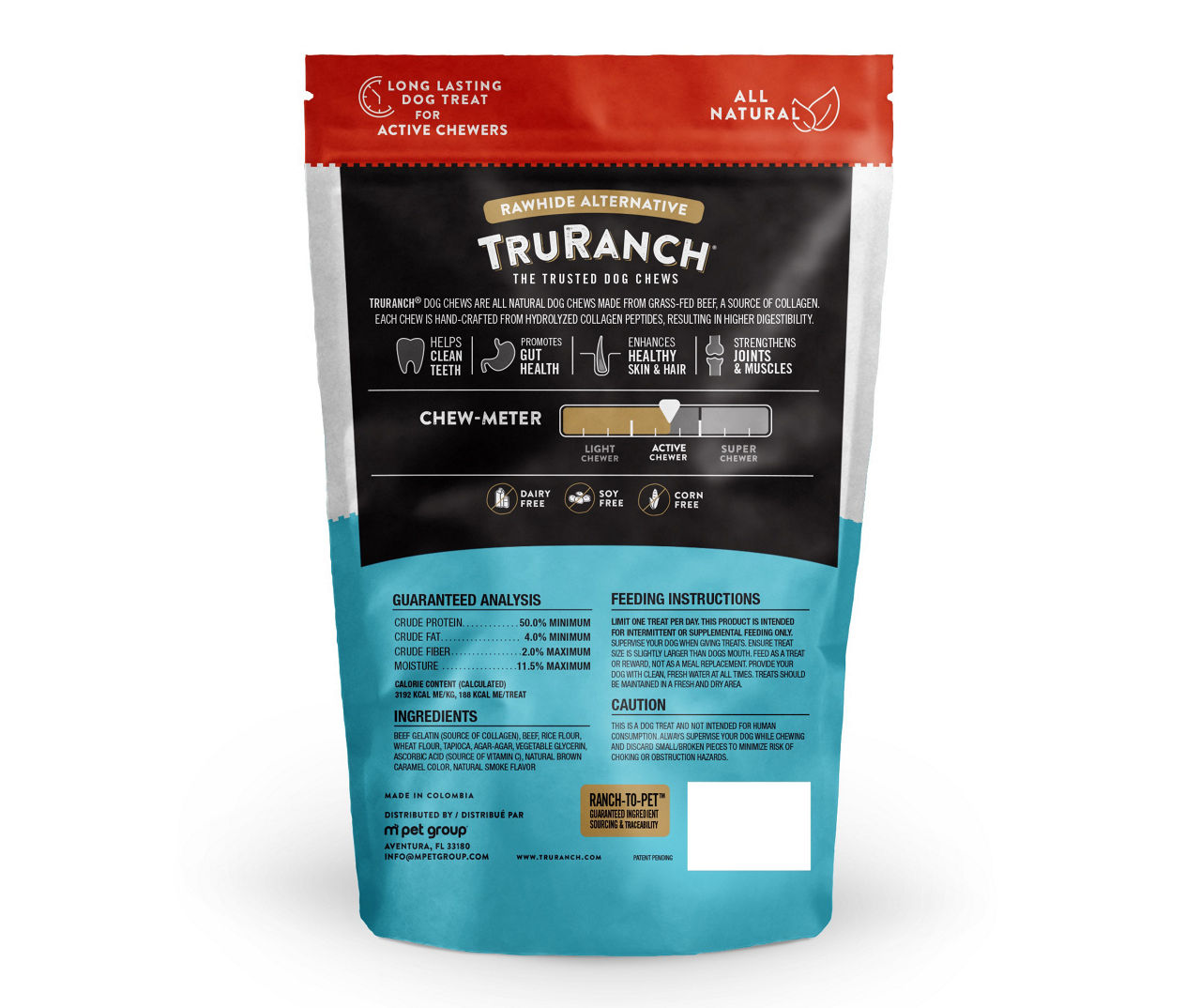 TruRanch Beef Colla-Roll Dog Chew Treat, 3-Count | Big Lots