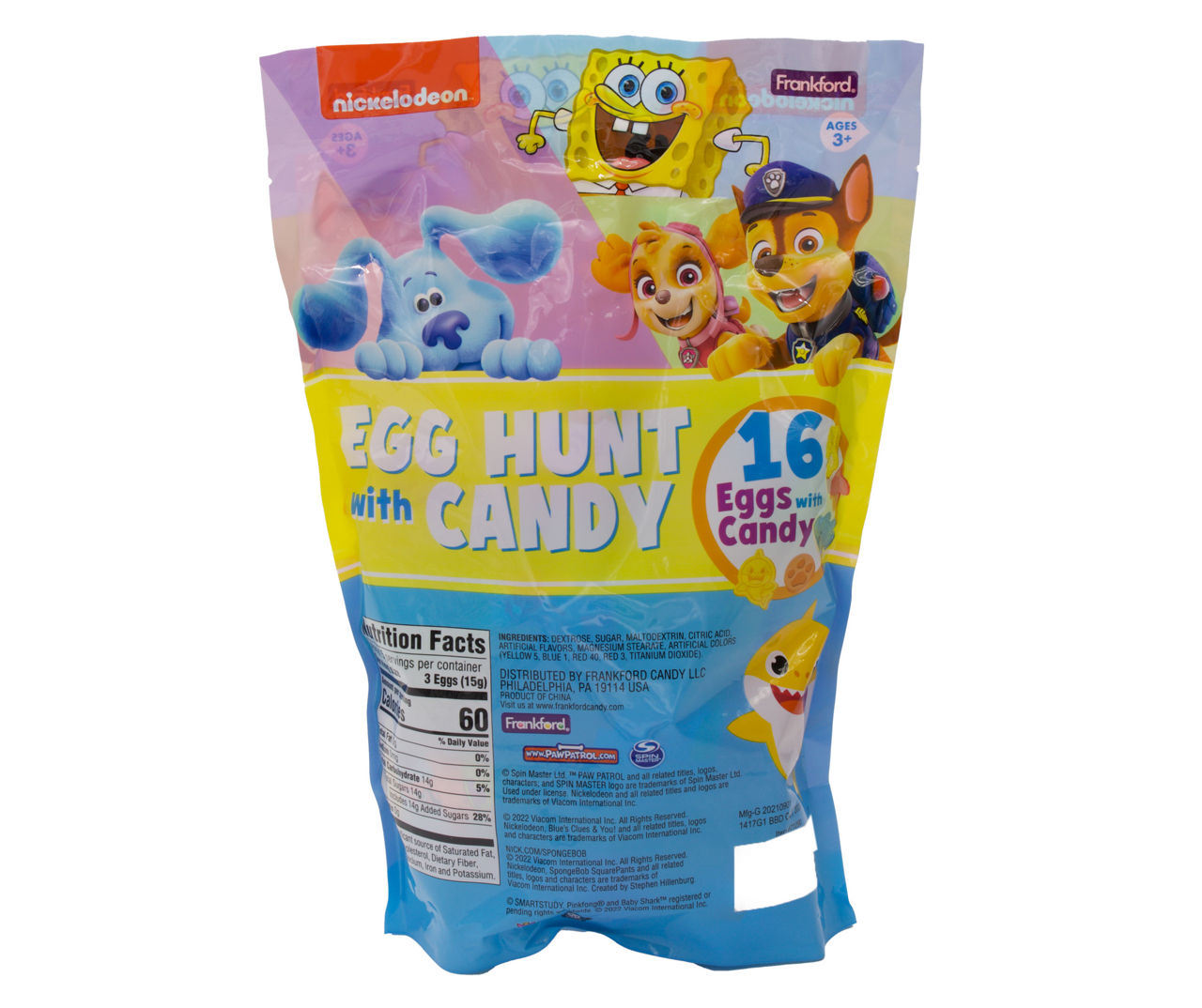 Nickelodeon Egg Hunt With Candy, 16-Pack | Big Lots