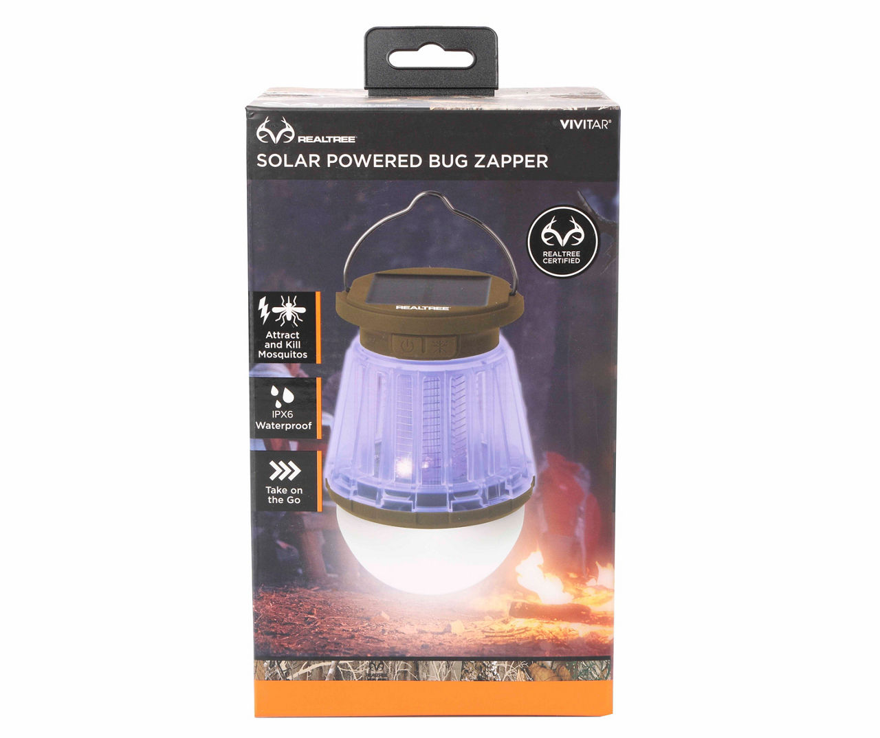 Realtree Black & Blue Solar Bug Zapper | Big Lots