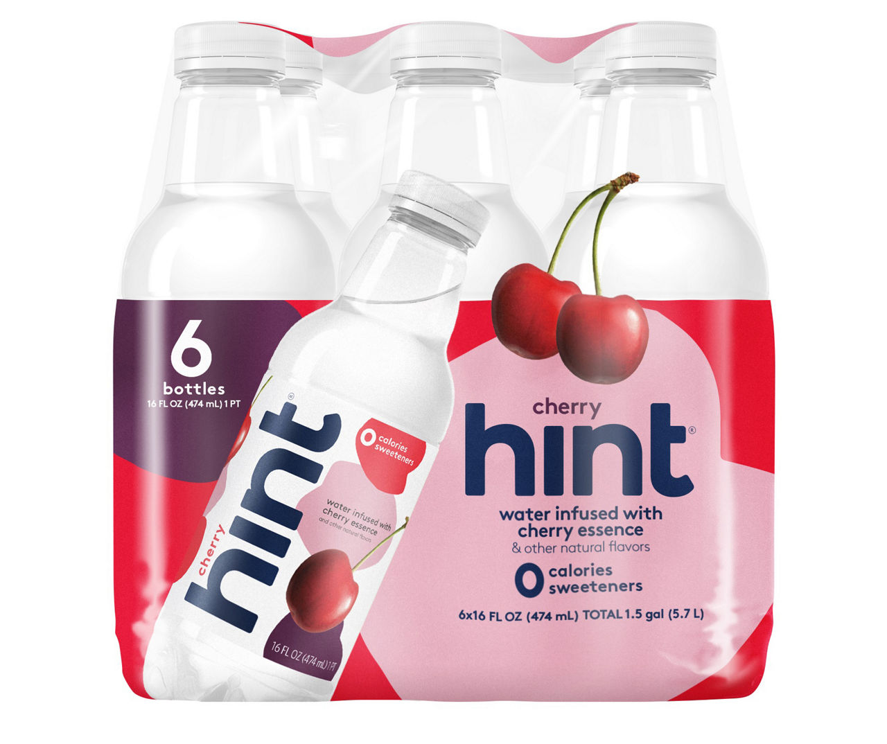 Hint Water Cherry 16 Oz. Bottles, 6-Pack | Big Lots