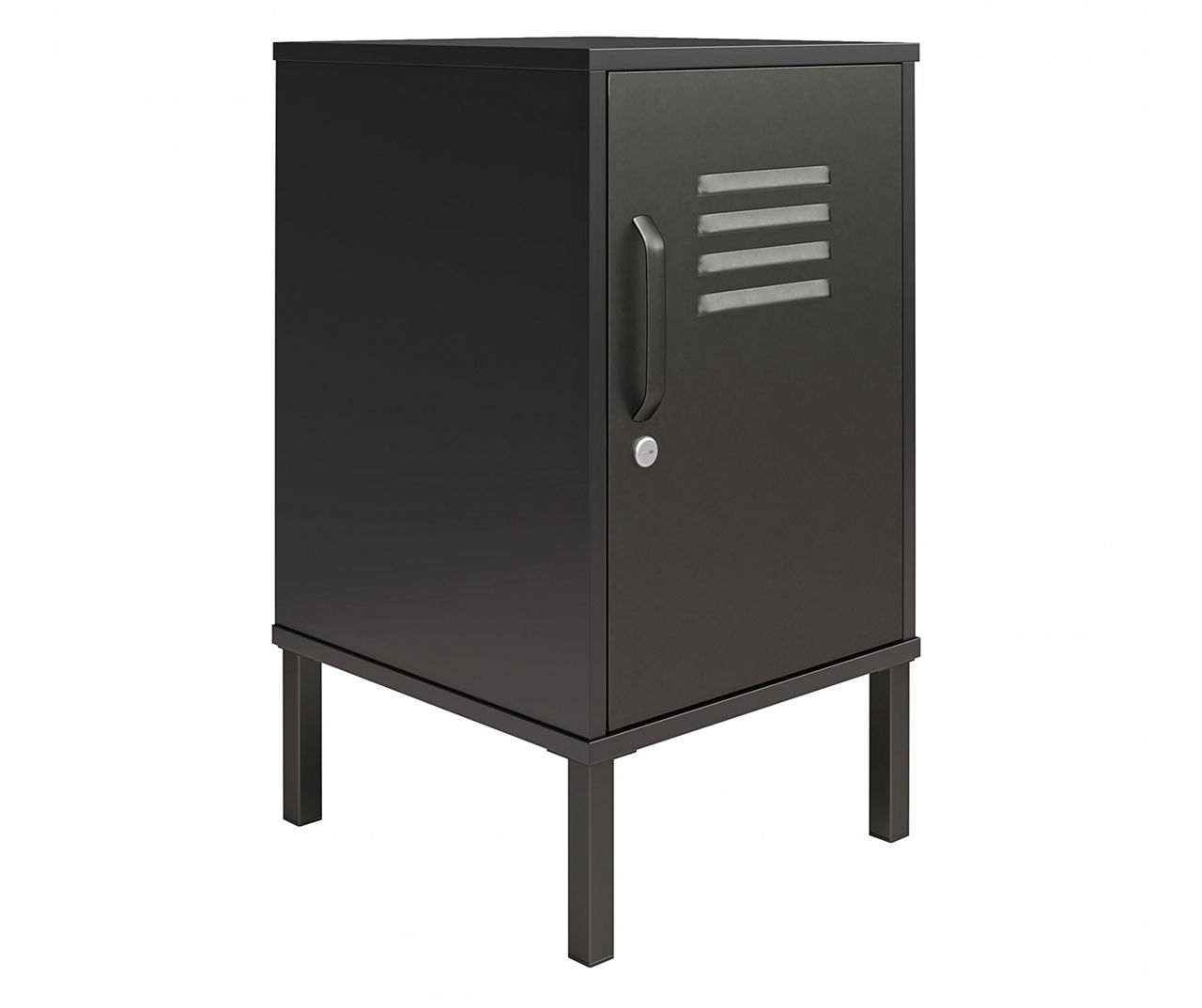 Ameriwood Dorm Essential Black Locker Side Table | Big Lots