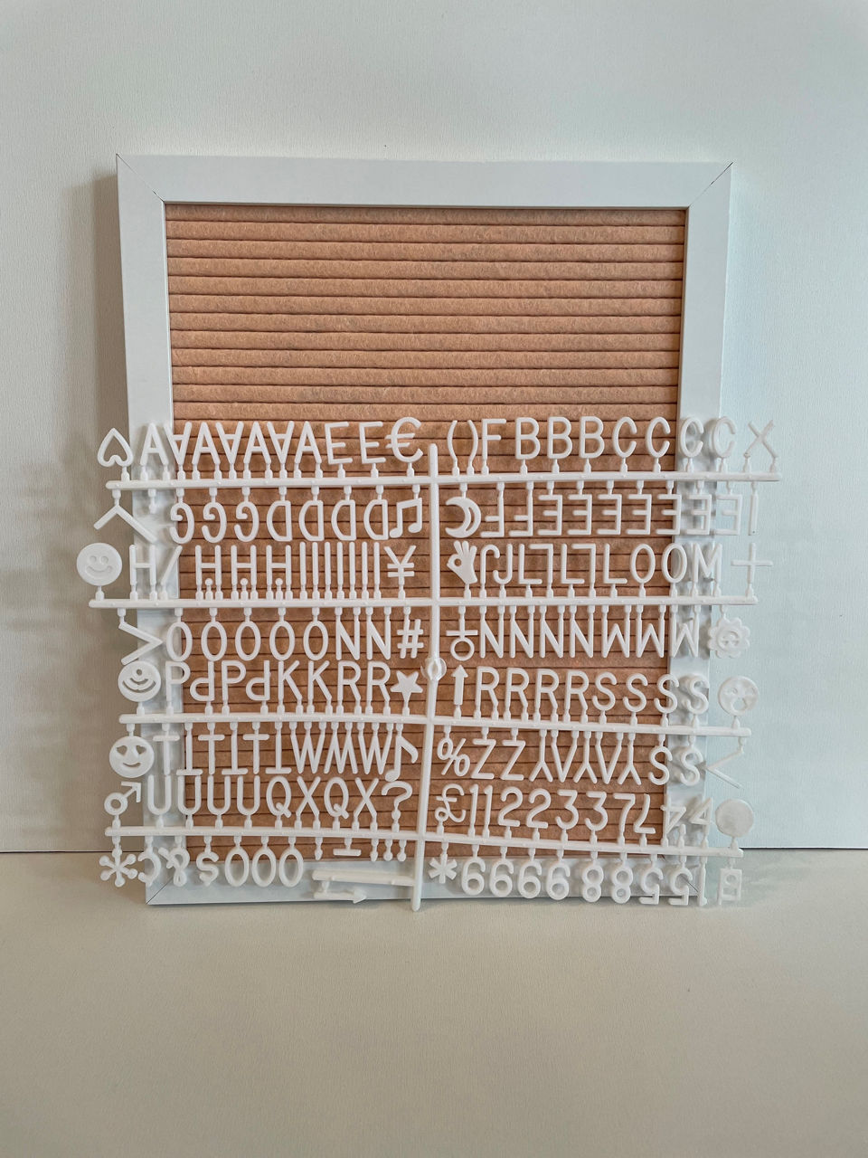 Real Living Pink & White Felt Message Board | Big Lots