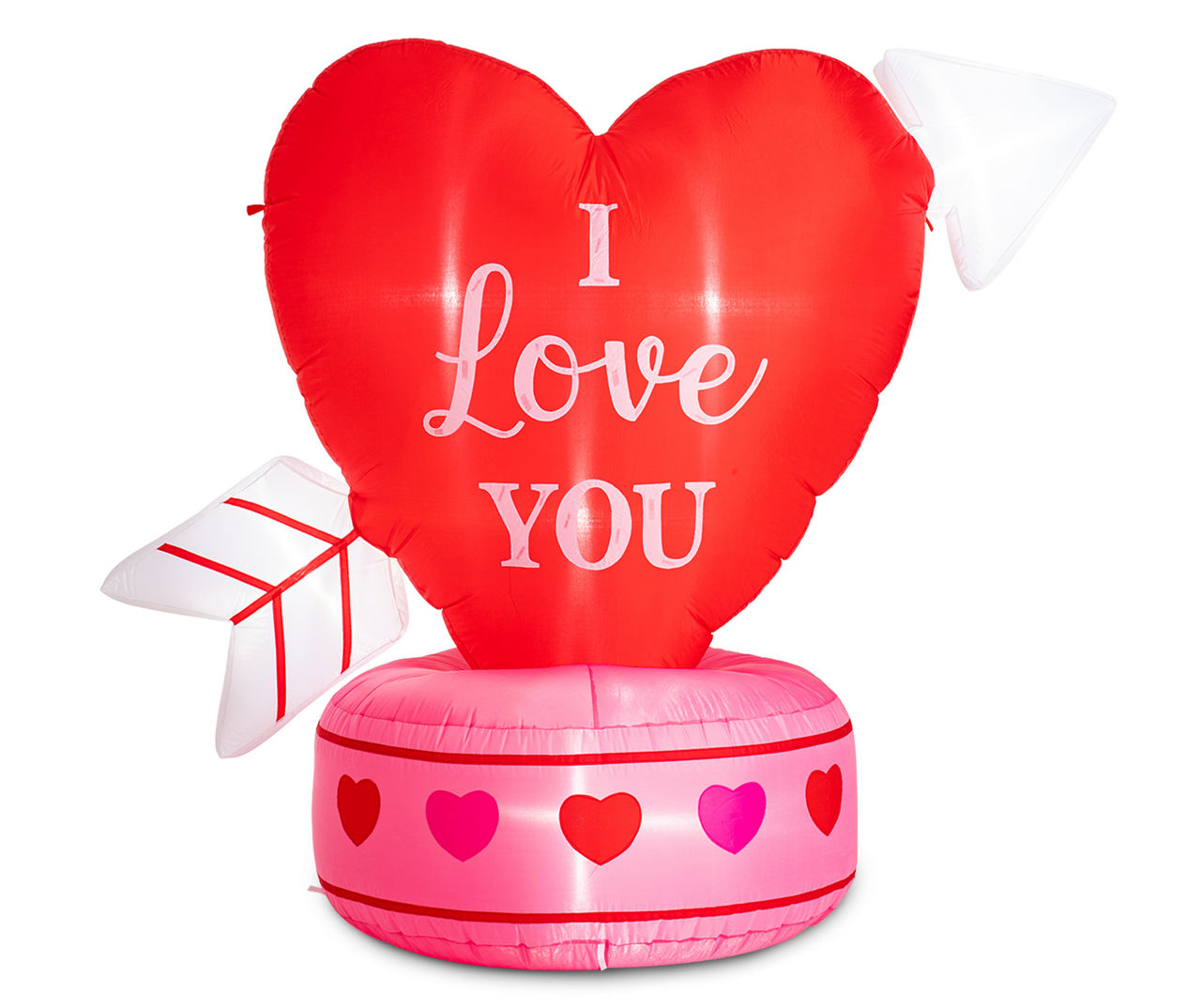 Glitzhome 5' Inflatable Light-Up "I Love You" Heart & Arrow | Big Lots