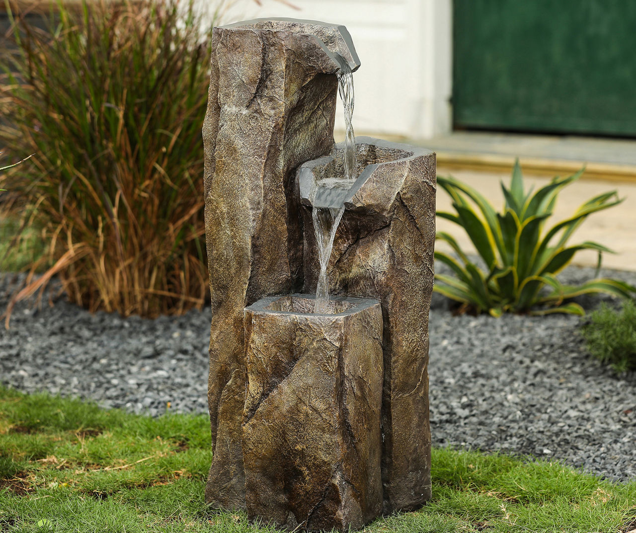 Rock Waterfall LED Resin Fountain | Big Lots