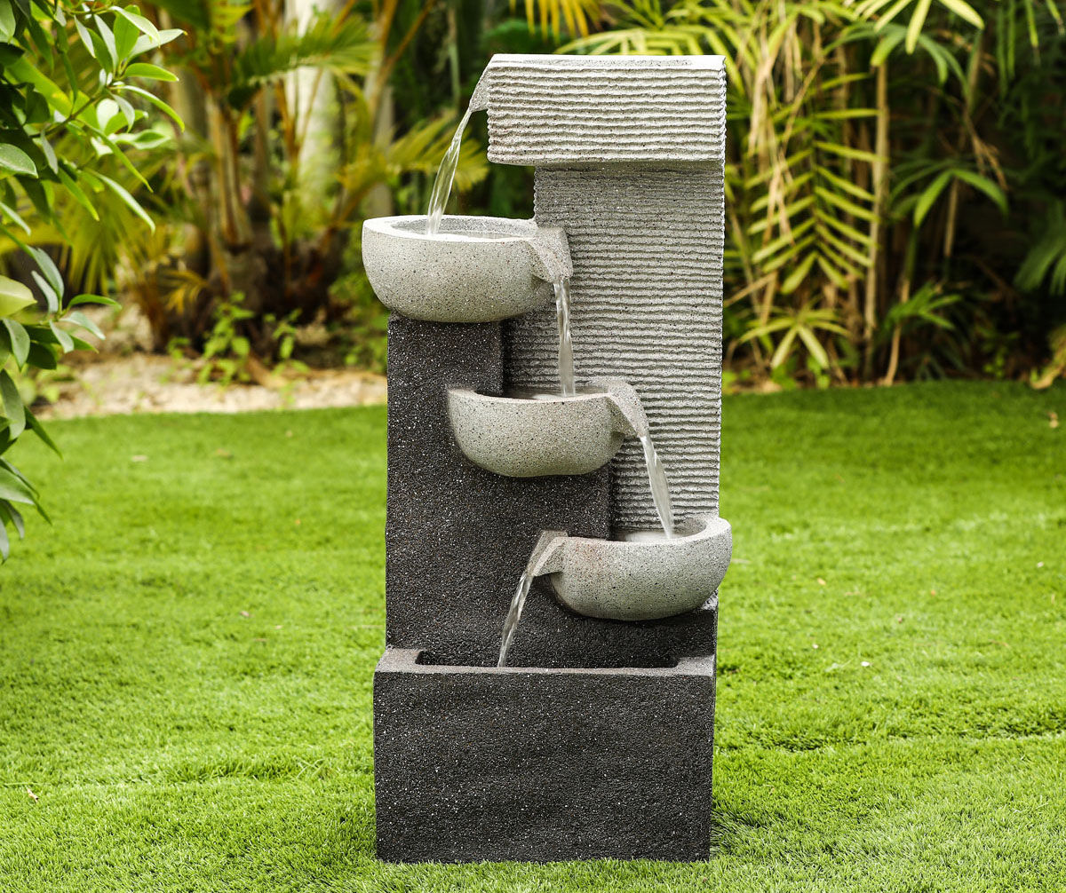 Contemporary Bowl 4-Tier Resin Fountain | Big Lots