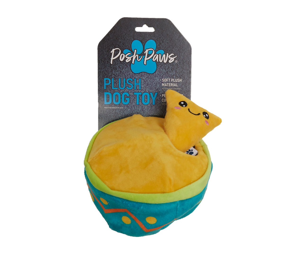 Posh Paws Nacho Cheese & Chips Burrow Plush Dog Toy | Big Lots