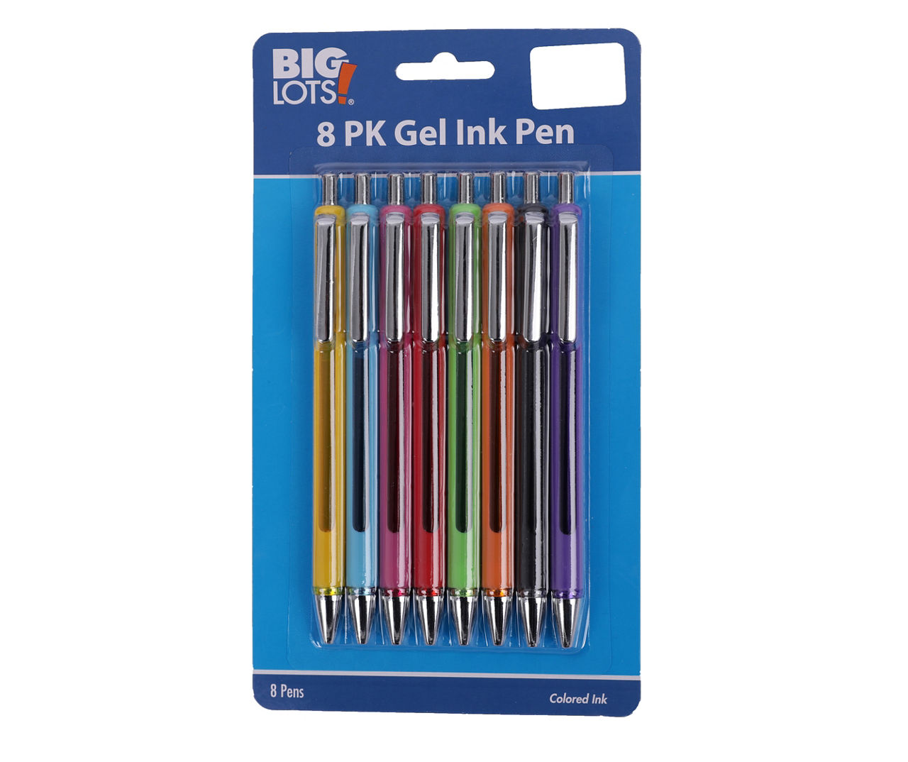 Big Lots Bright Gel Ink Pens, 8-Count | Big Lots