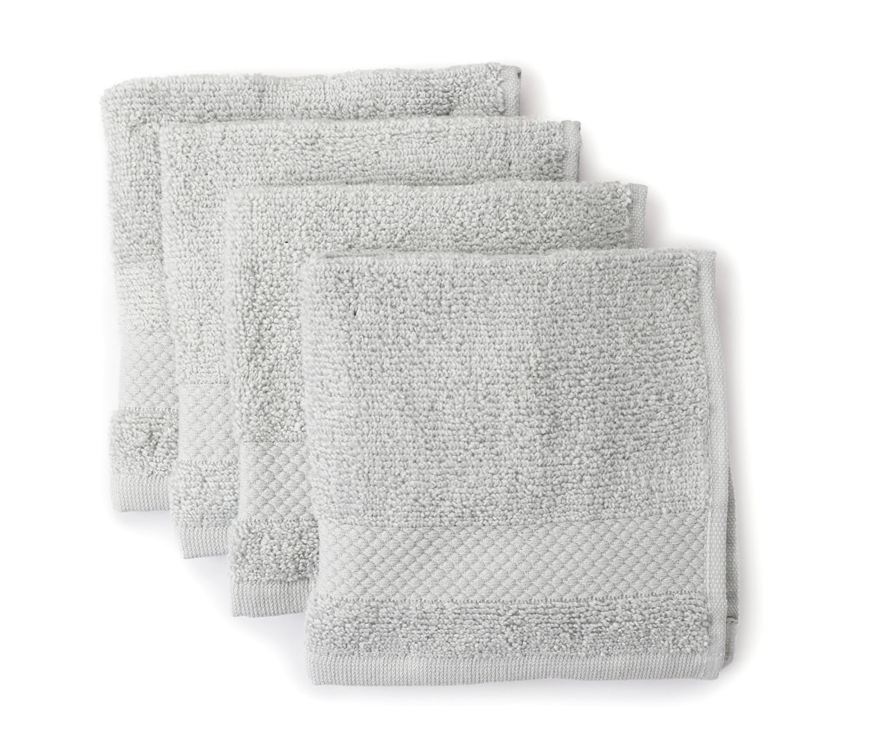 Clorox Light Gray Washcloth, 4-Pack | Big Lots