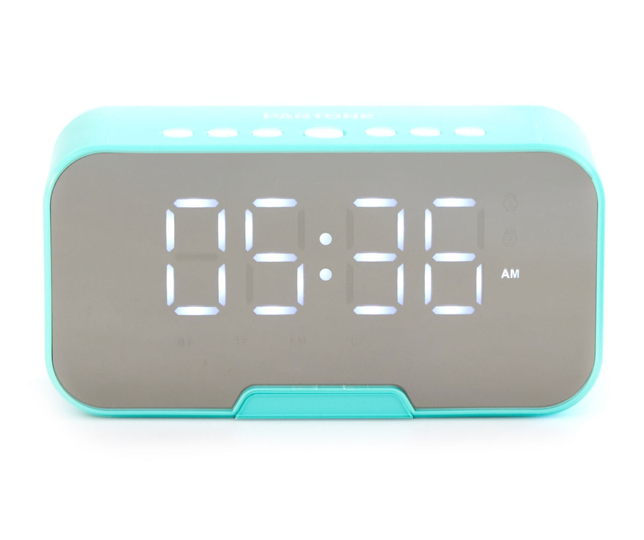 Pantone Teal Alarm Clock with Wireless Speaker | Big Lots