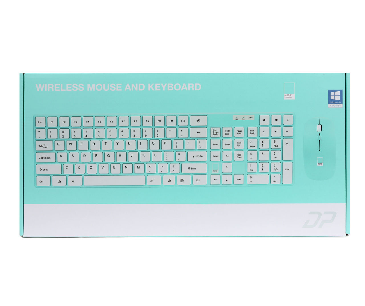 Pantone Teal Wireless Keyboard & Mouse Set | Big Lots
