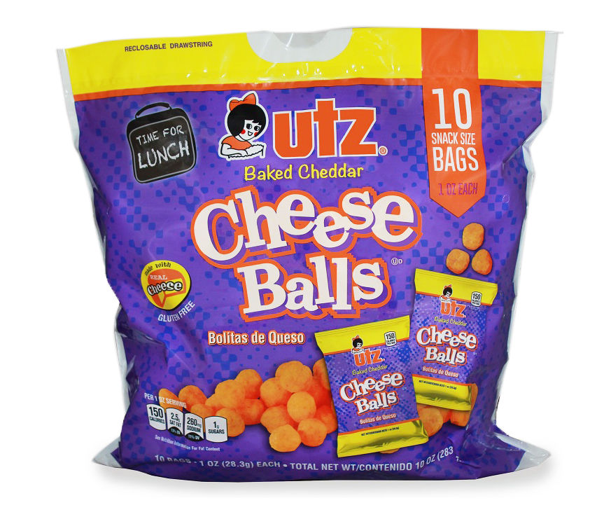 Utz Baked Cheddar Cheese Balls, 10-Pack | Big Lots