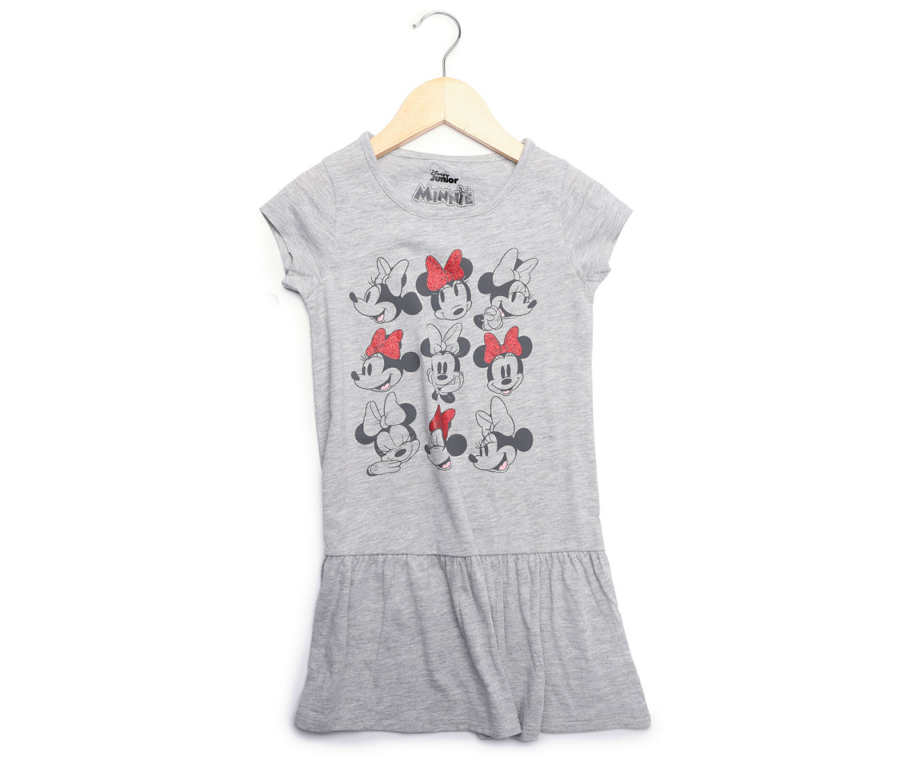 Disney Disney Kids' Gray Minnie Mouse Expressions Drop-Waist Dress ...