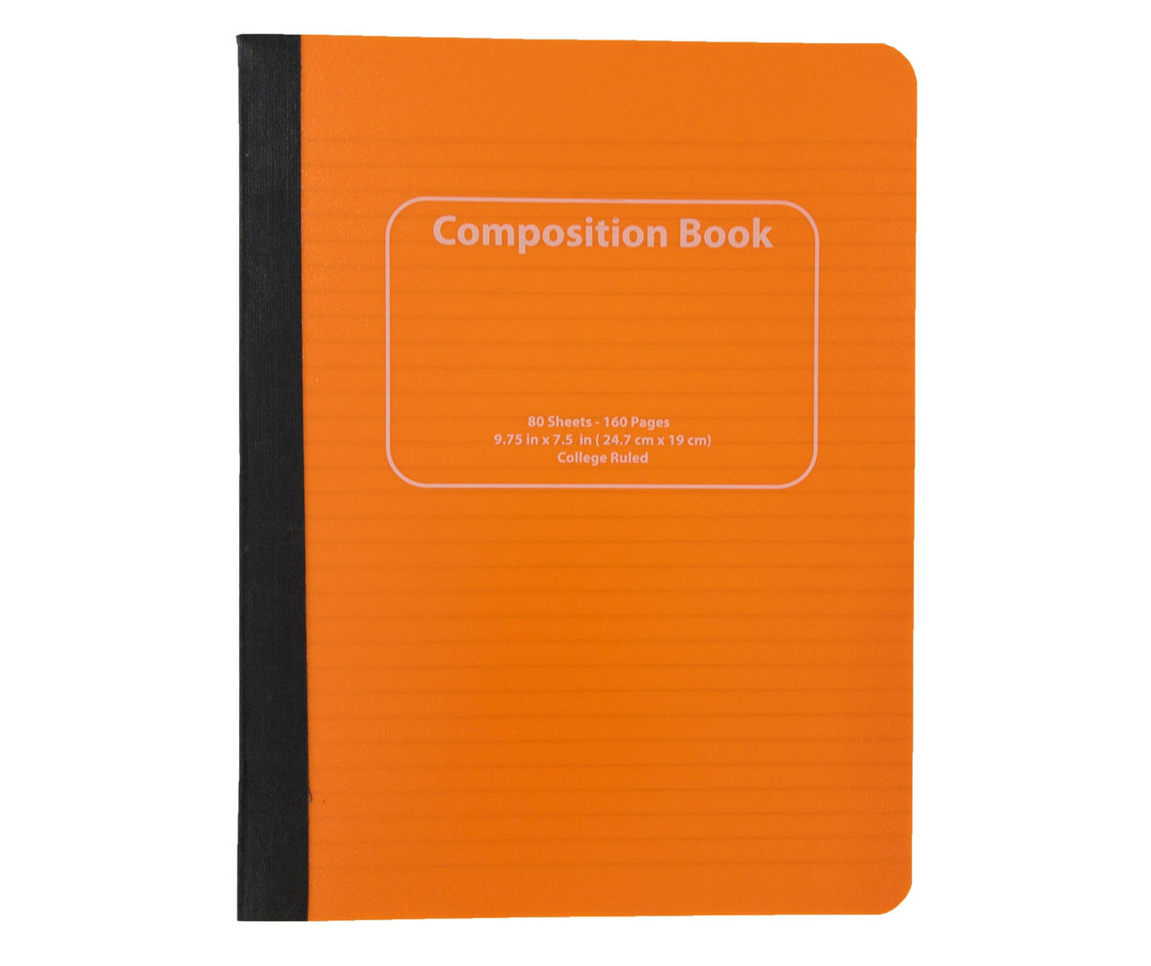Orange 80-Sheet Poly Composition Book | Big Lots