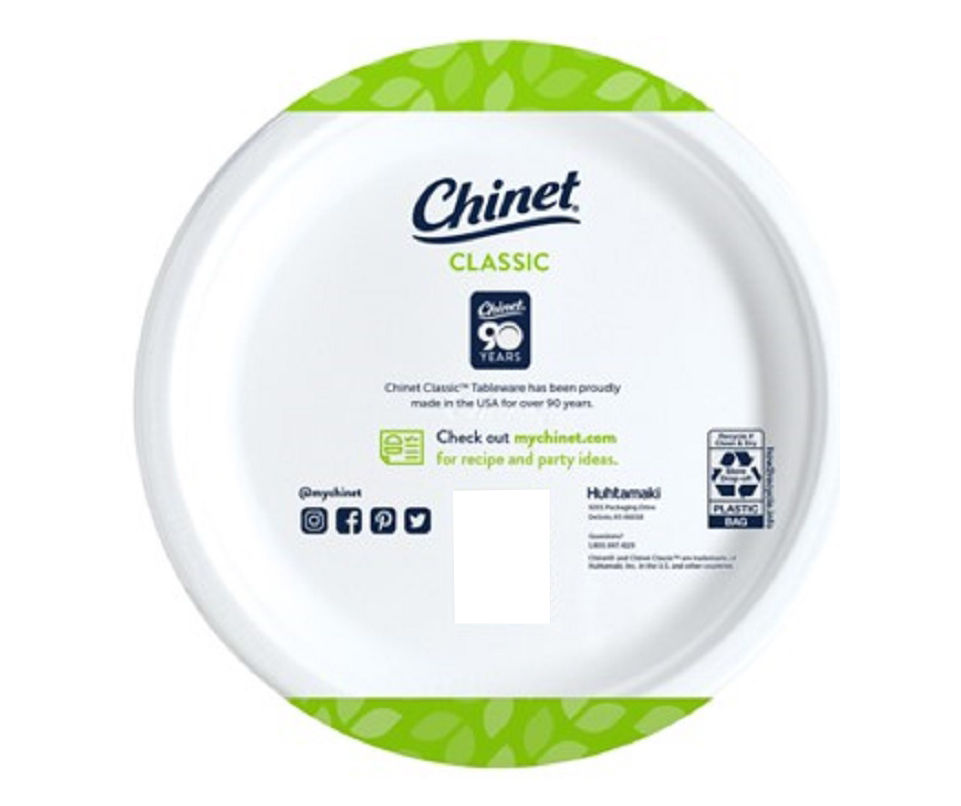 Chinet Classic Dinner Plates, 100-Count | Big Lots