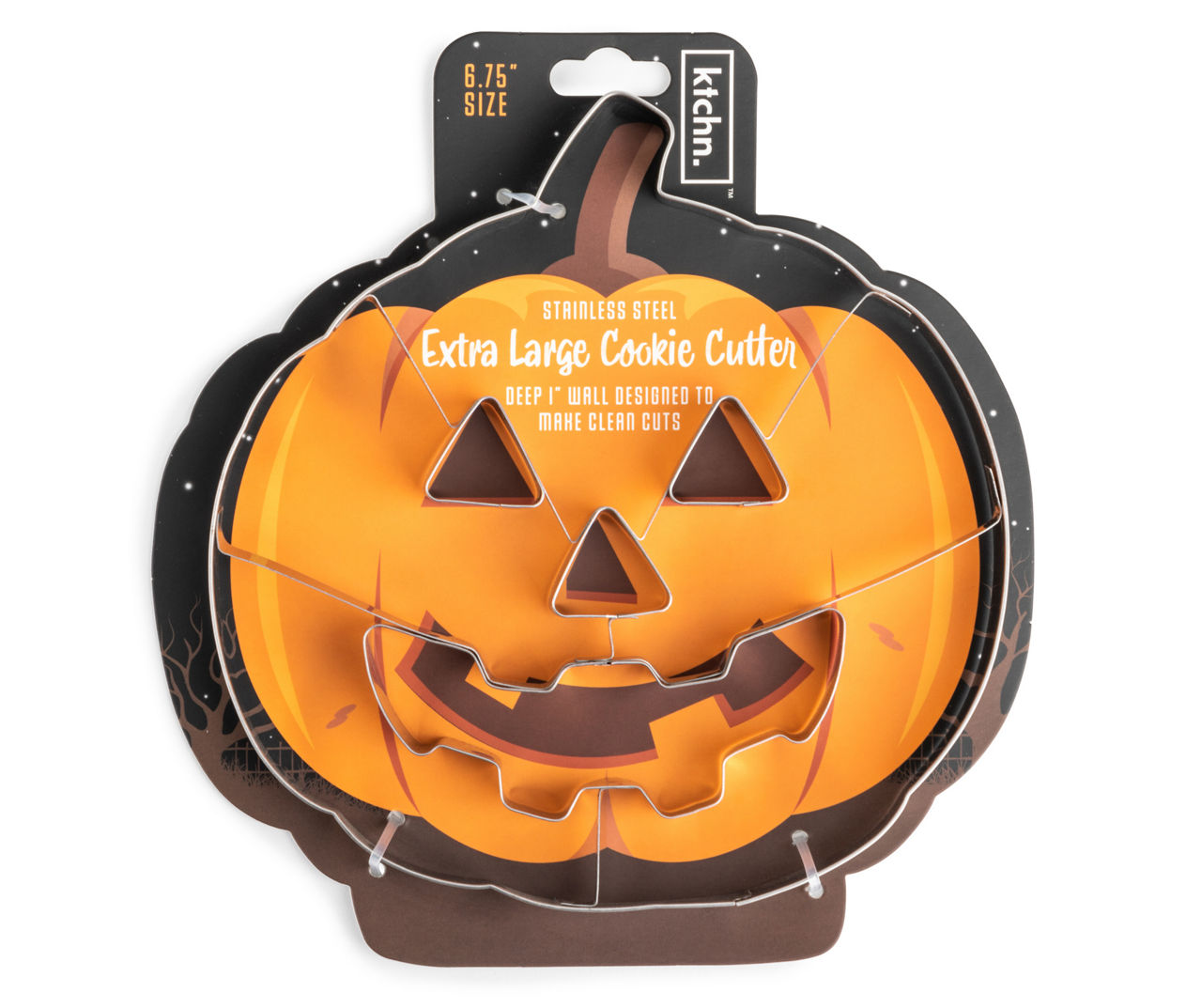 Jack-O-Lantern Extra Large Stainless Steel Cookie Cutter | Big Lots