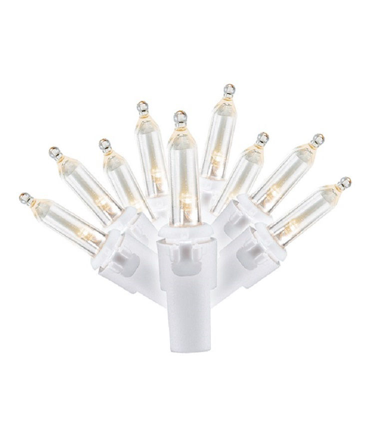 Winter Wonder Lane Cool White LED Mini Light Set with White Wire, 120 ...