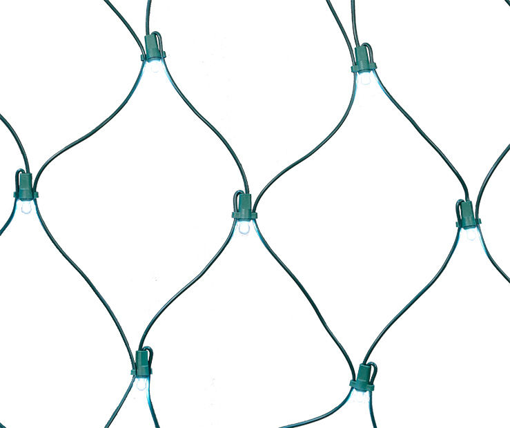 Winter Wonder Lane 6' x 1.5' Cool White LED Ribbon Net Light Set, 70 ...