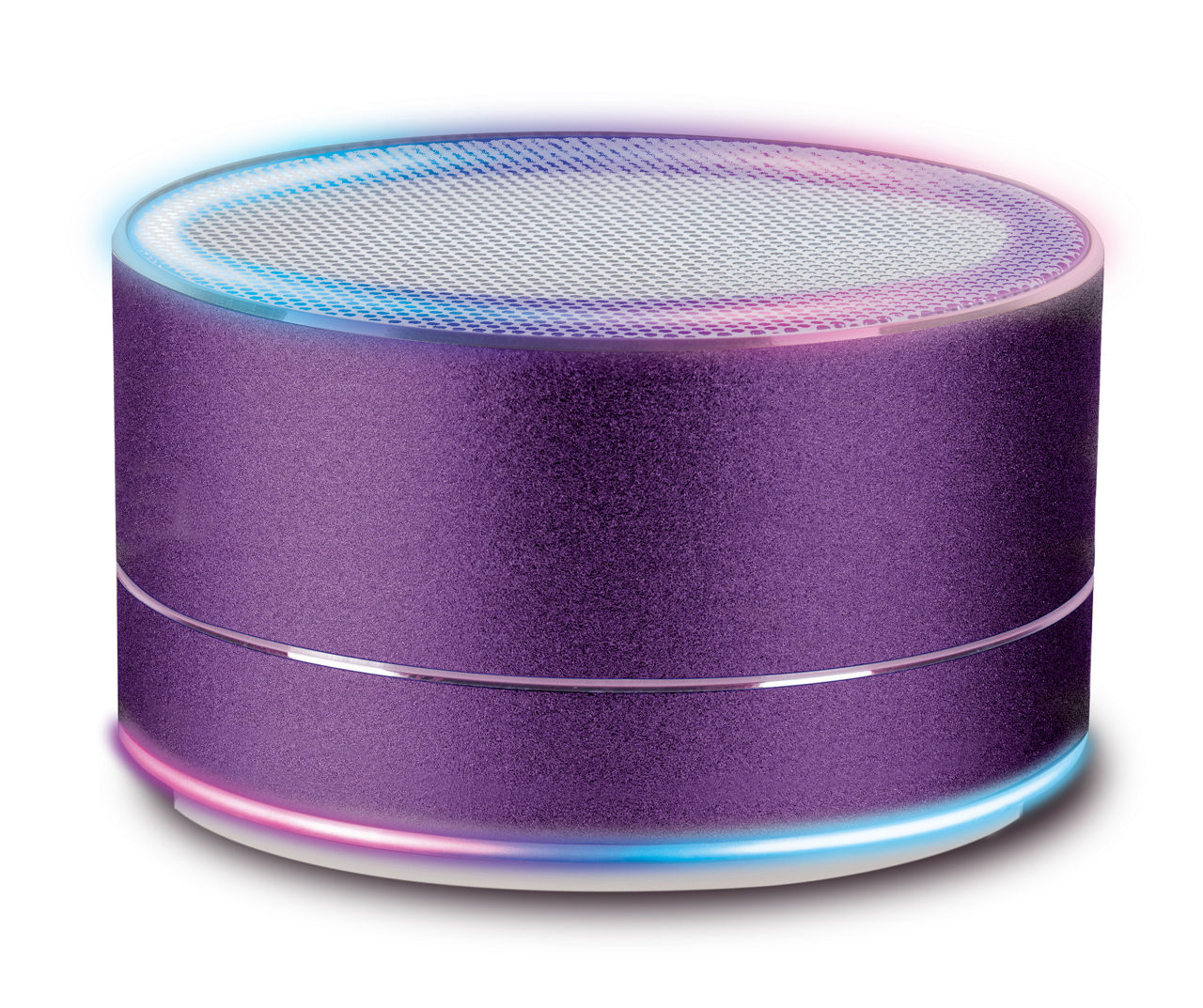 Purple Metallic LED Portable Wireless Speaker | Big Lots