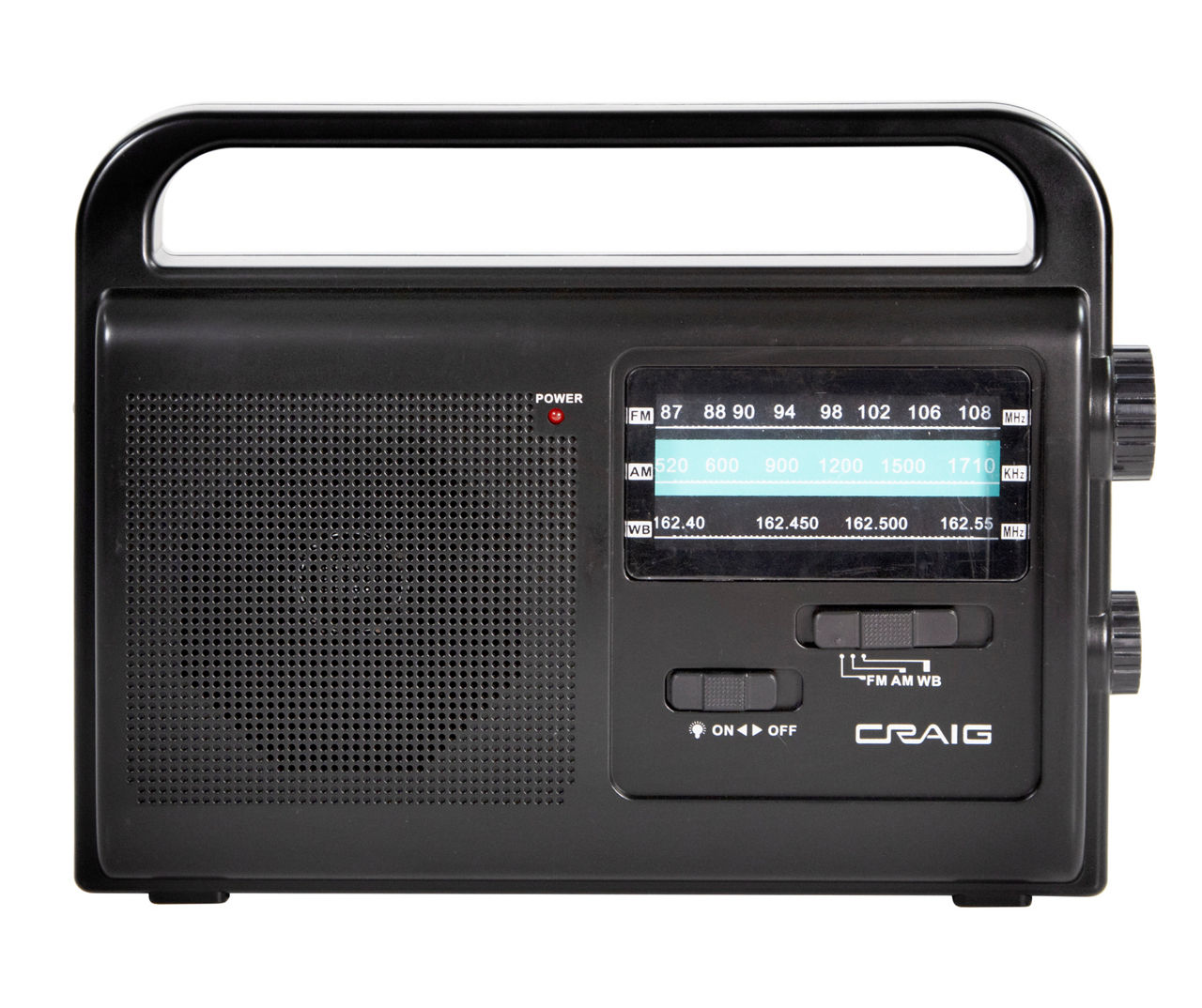 Craig Portable AM/FM Weatherband Radio | Big Lots
