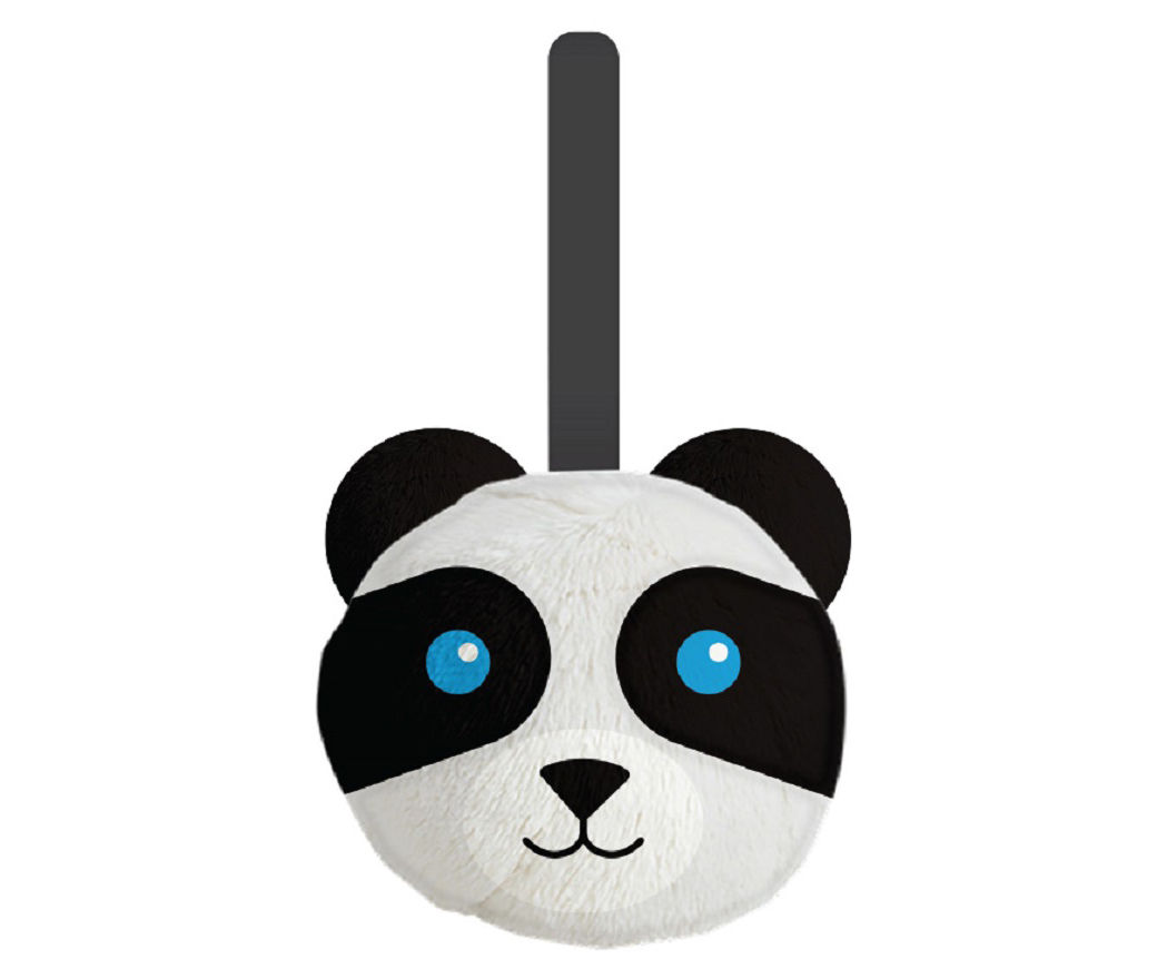 Orbit Black & White Panda Plush Wired Headphones | Big Lots