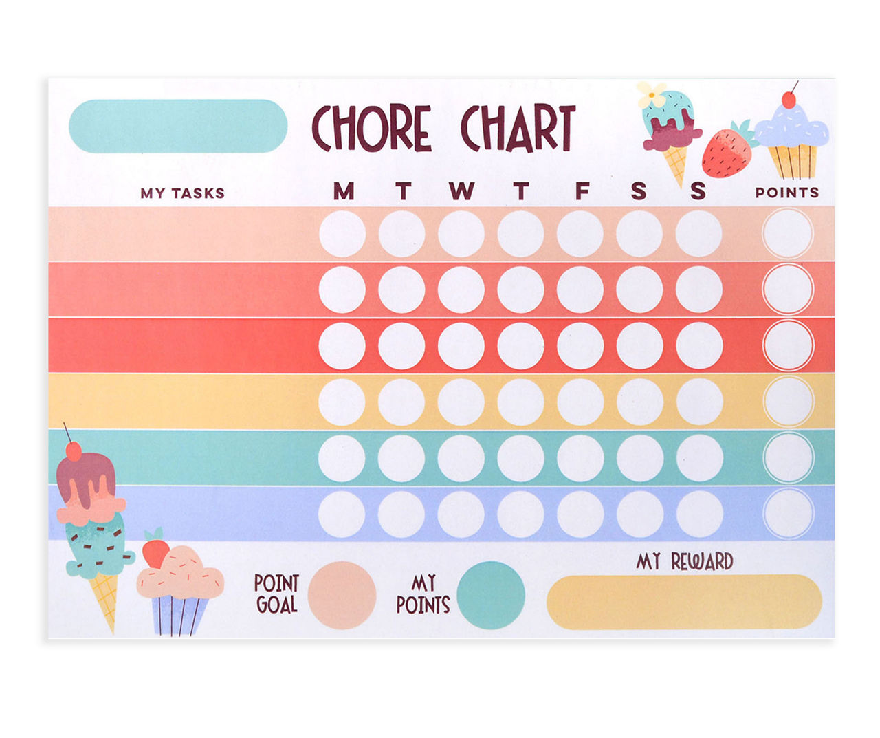 Sweets Chore Chart Set | Big Lots