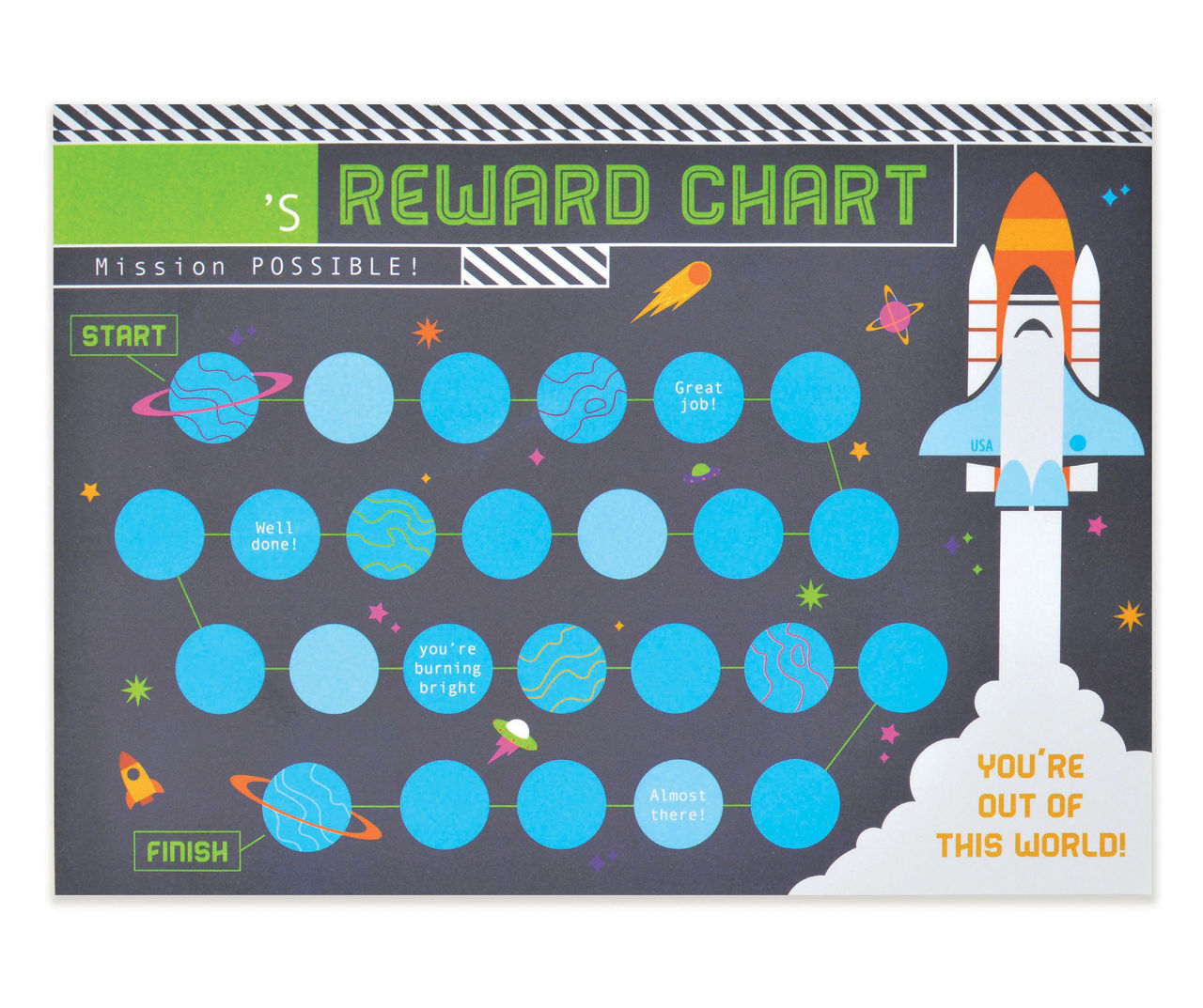 Space Reward Chart Set | Big Lots